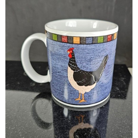 Brandon House | Dining | 2 Oz Mug Rooster Green Red Blue Yellow Brandon ...